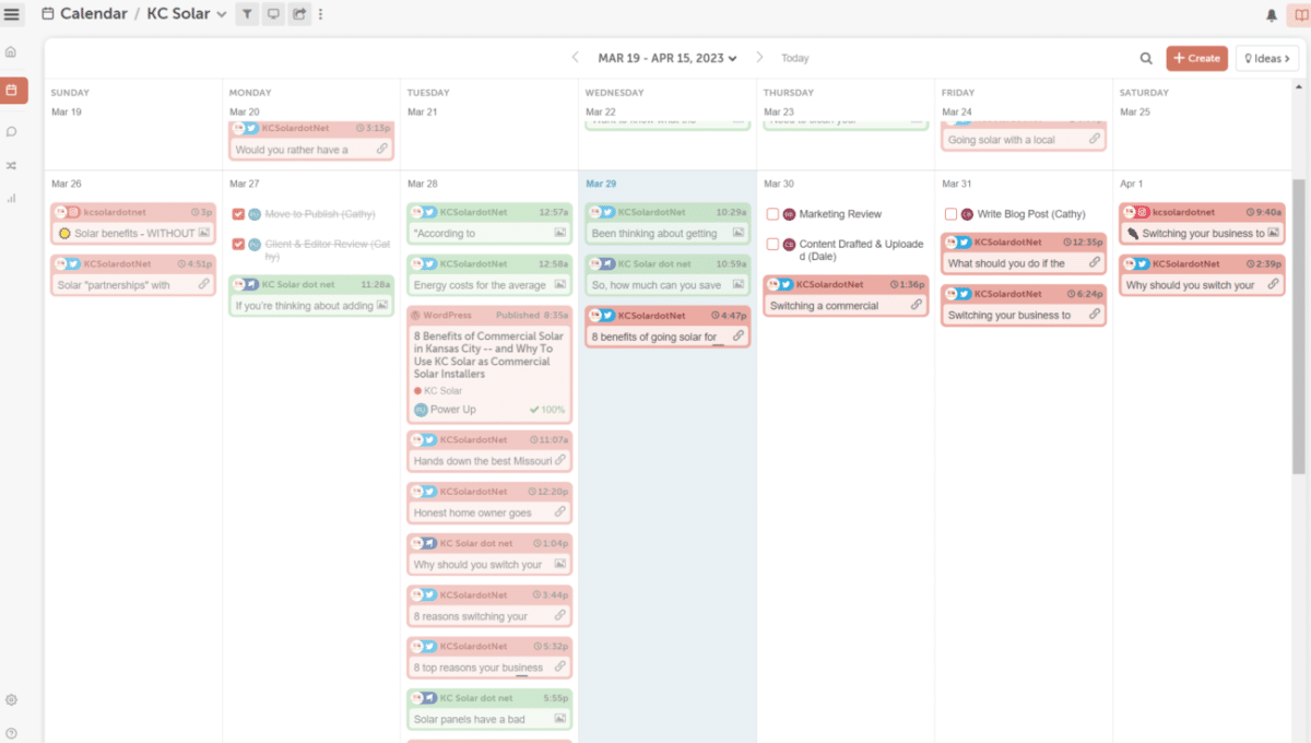 5 Reasons We Love Marketing Calendar by CoSchedule - Sparkcade Marketing